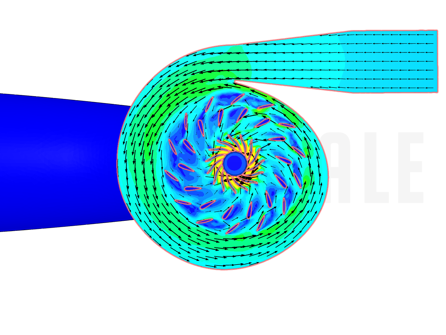 Francis turbine by Patonle | SimScale