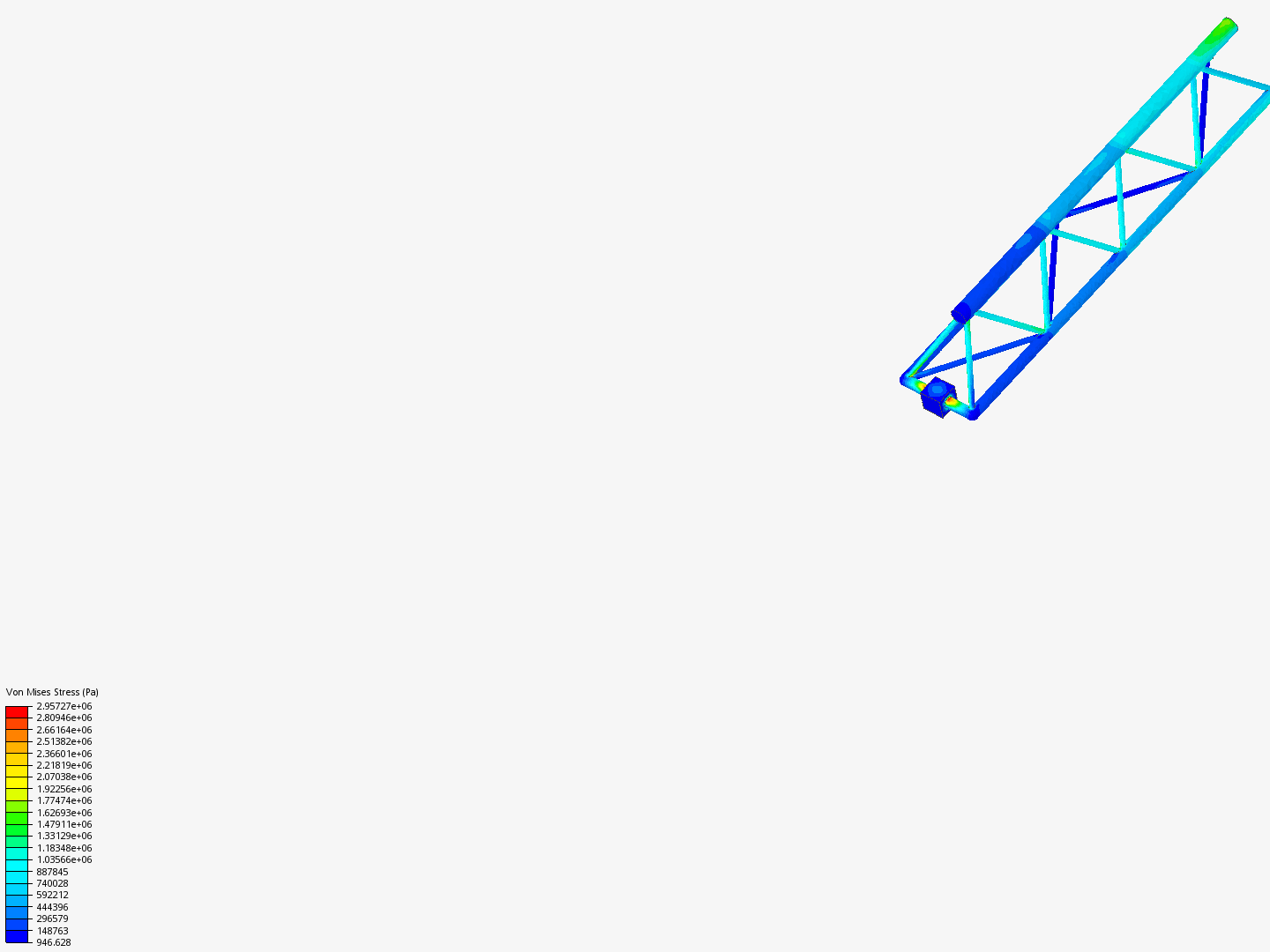Tutorial - Linear static analysis of a crane by Pkannika | SimScale