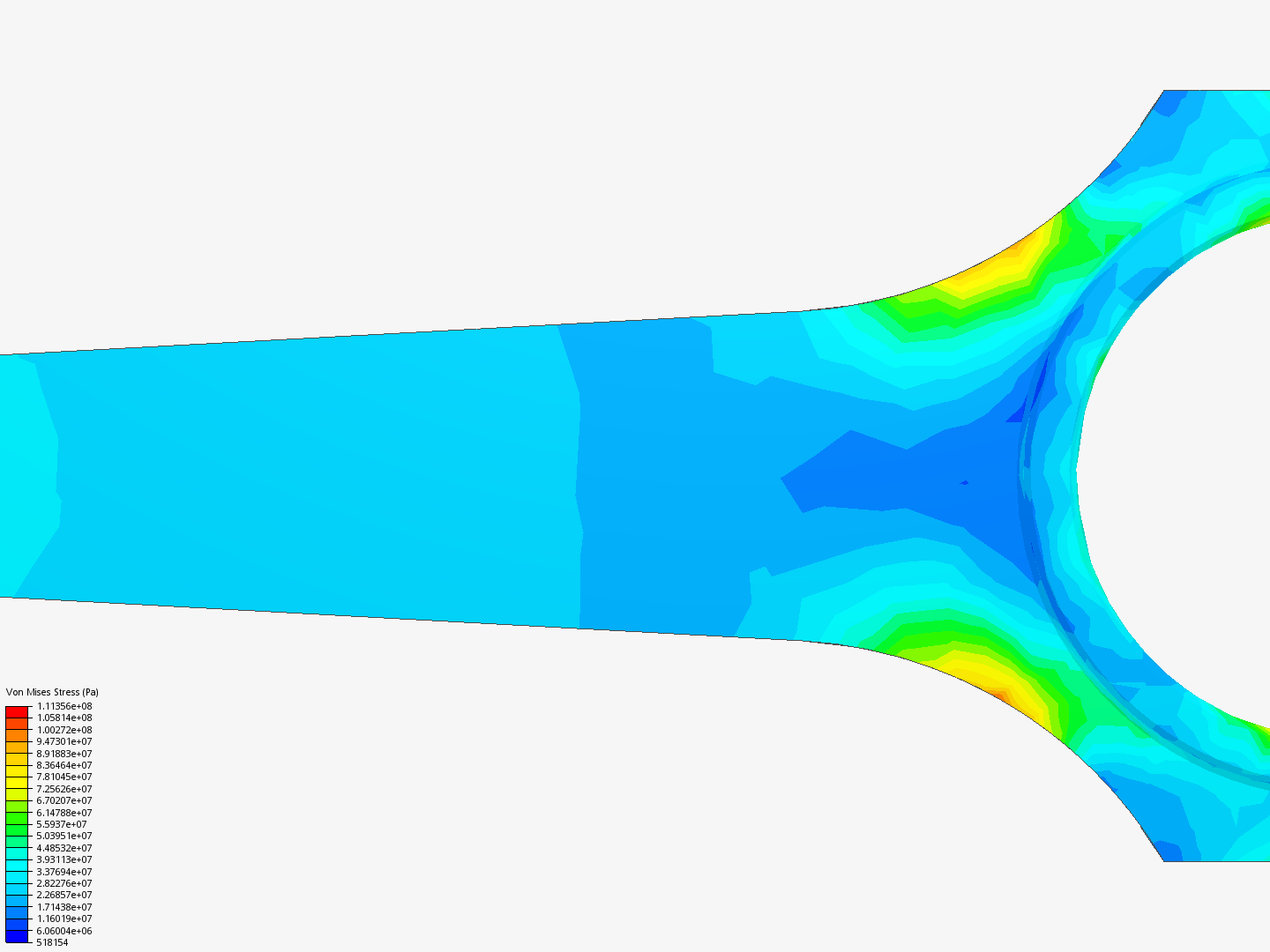 Tutorial 1: Connecting rod stress analysis by PlanysMech | SimScale