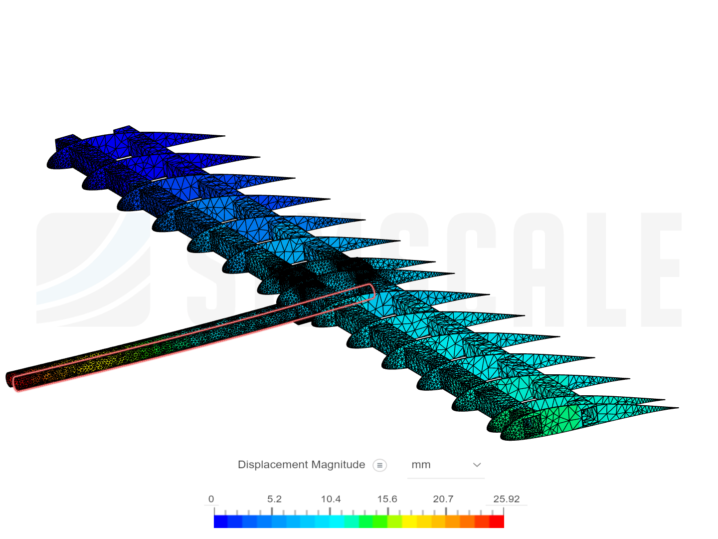 6_CylinderBoom_SquareSpar by PraveenKottari | SimScale