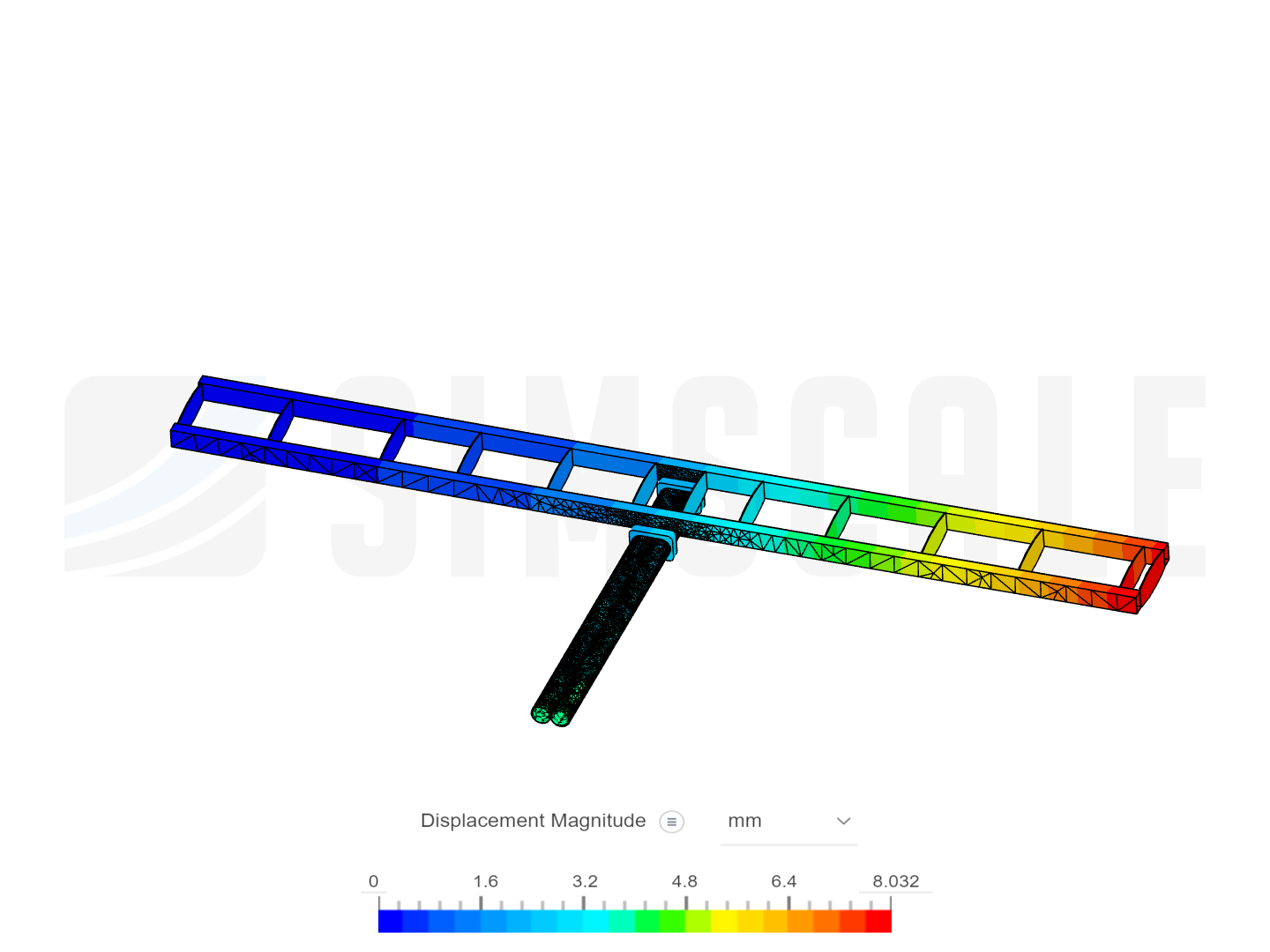 Spar_with_ribs by PraveenKottari | SimScale