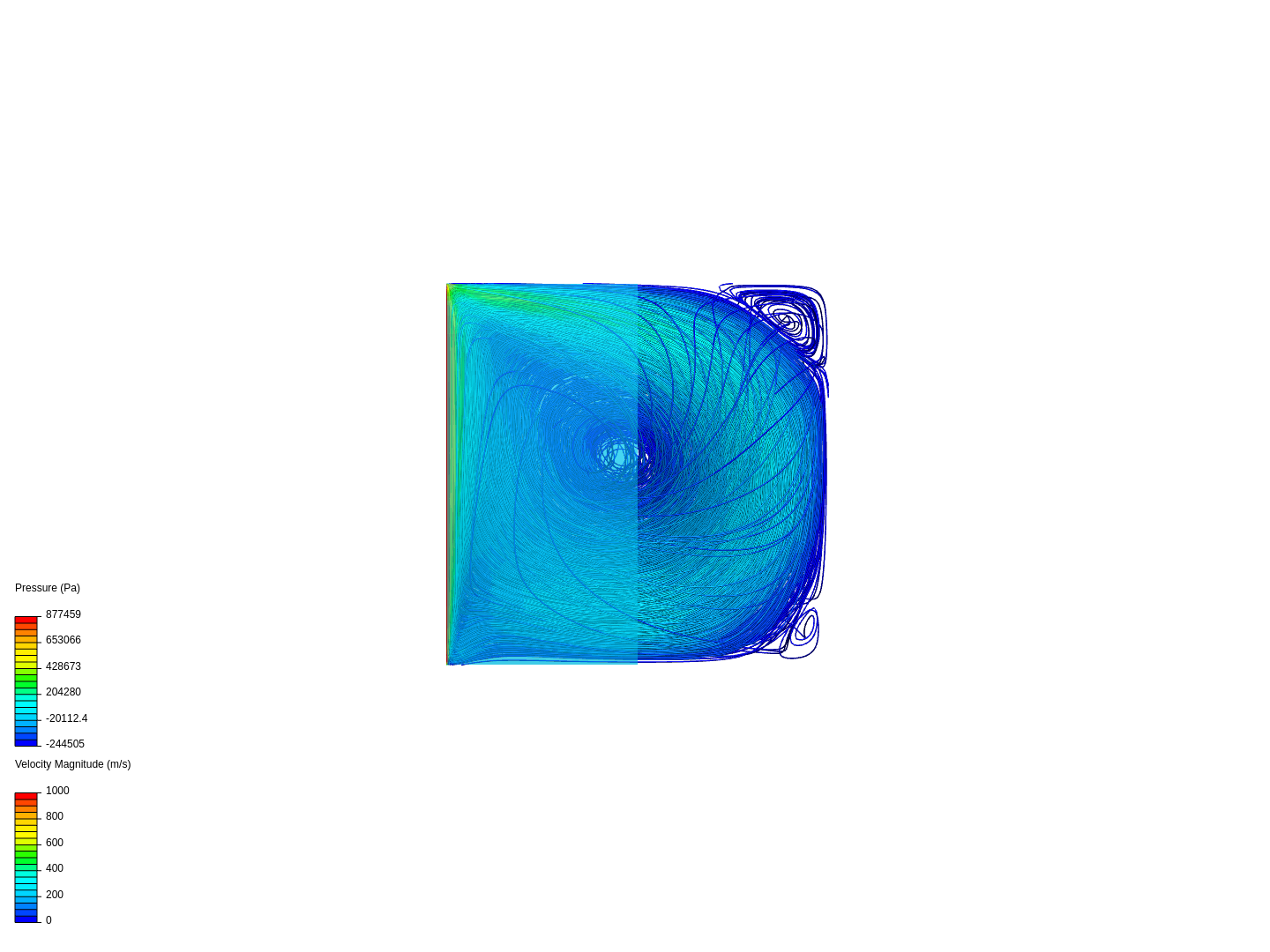 Lid driven 3D rectangular cavity by Prometeo_Grecia | SimScale