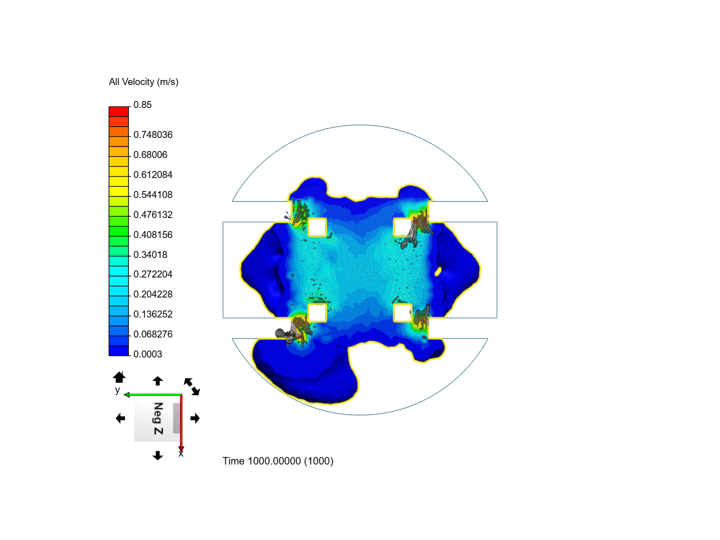 liquid flow test by RemyBerthier | SimScale