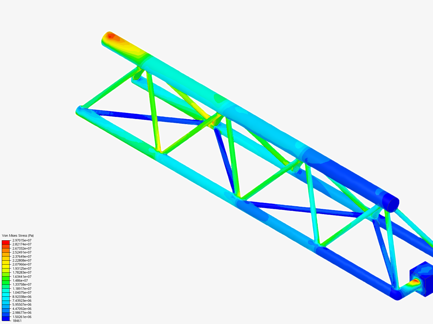 Tutorial - Linear static analysis of a crane by Ricardo8303 | SimScale