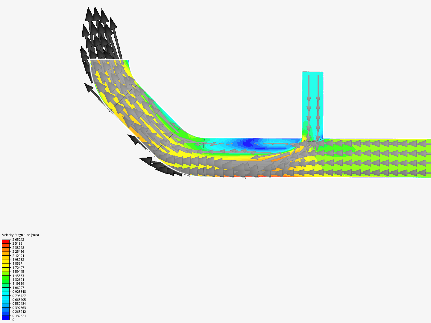 Pipe Junction Model - Copy by RomainZA | SimScale