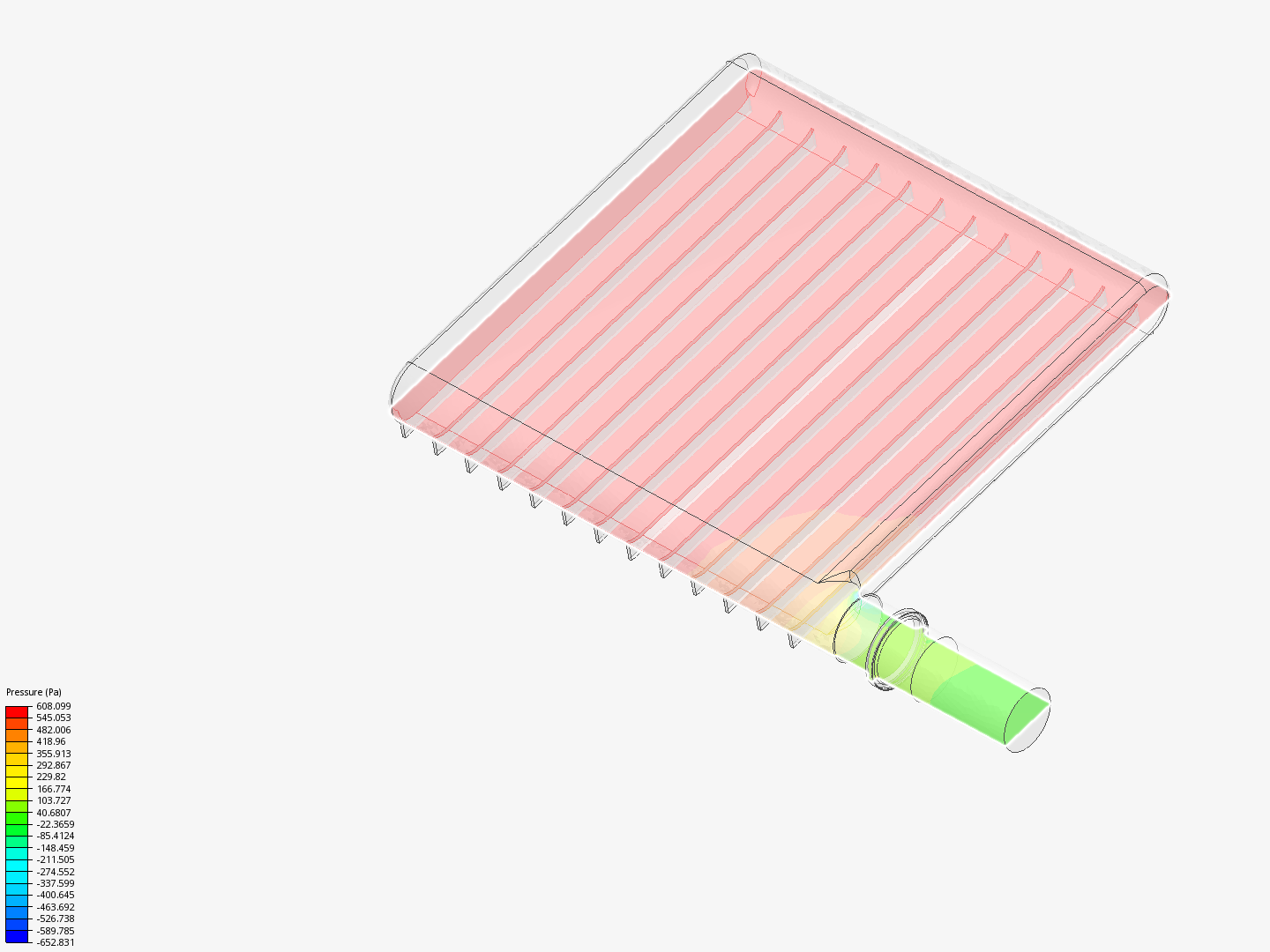 AC stack outlets - fillets by Rowa12345 | SimScale