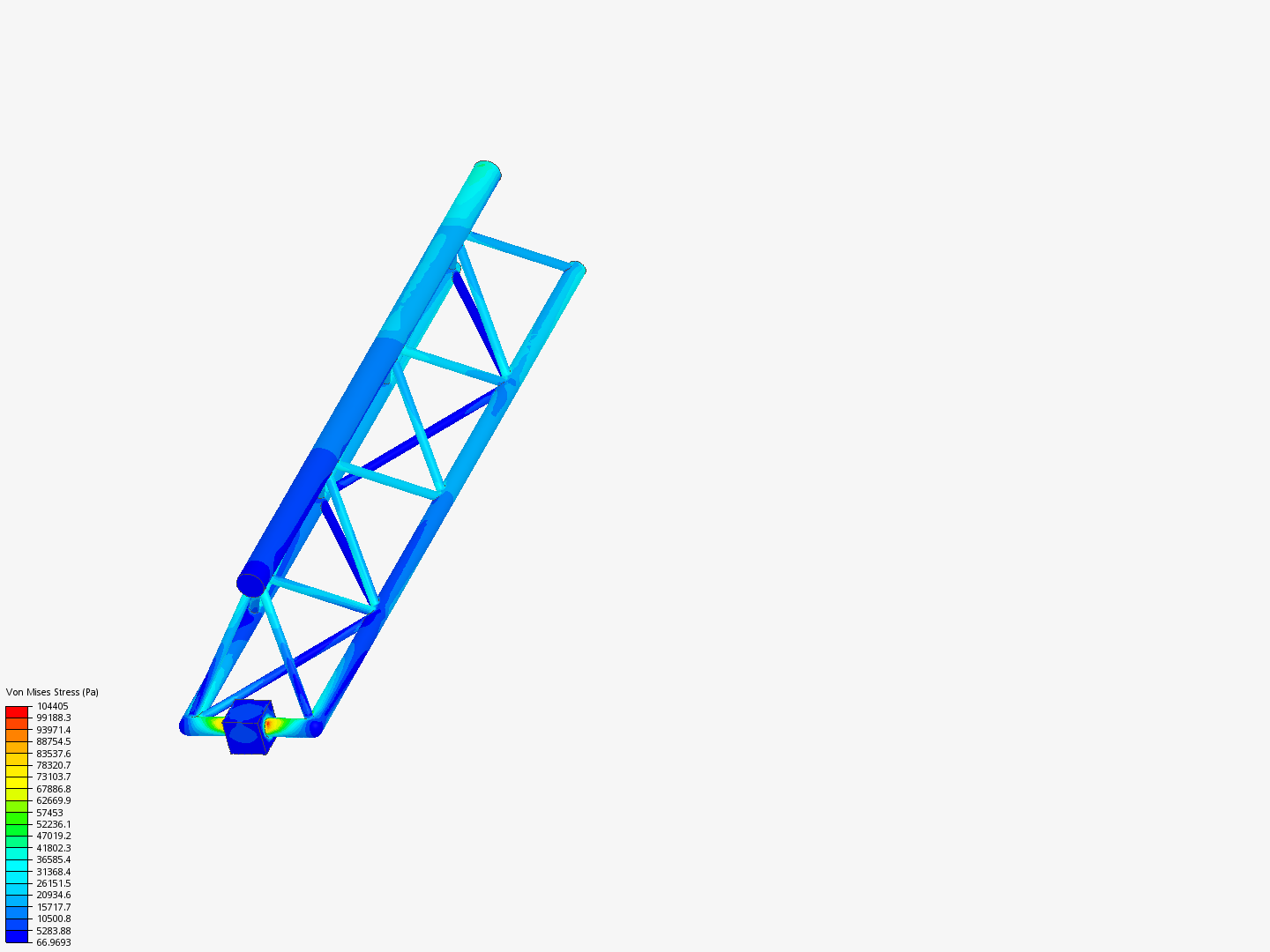 Tutorial - Linear static analysis of a crane by Rsimulation | SimScale