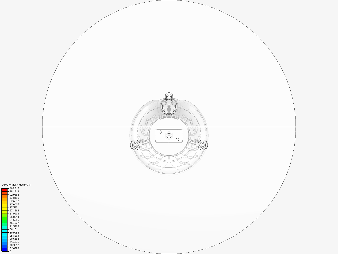 FLOW TEST WITH PART 01 by SOHChead | SimScale