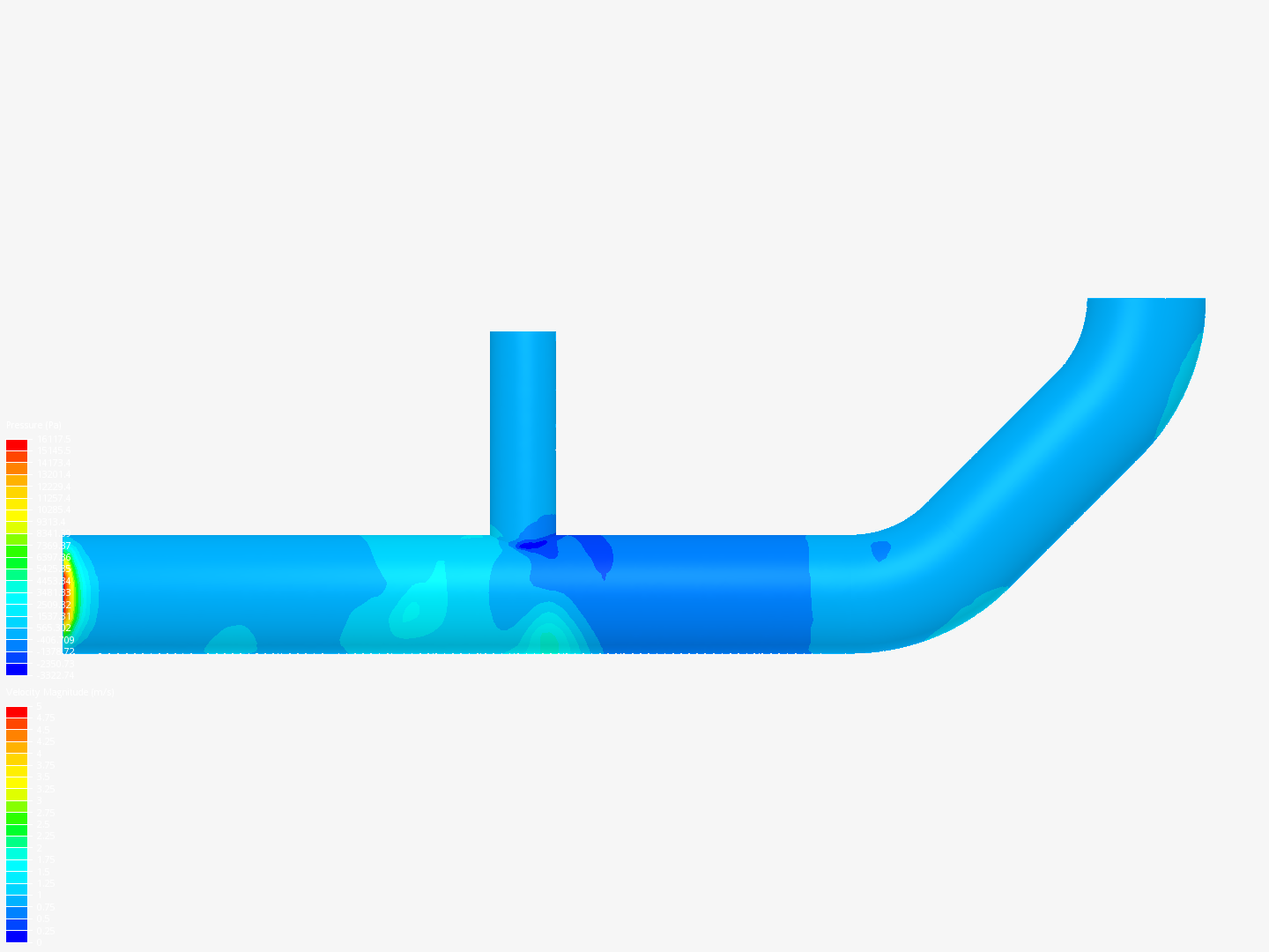 Tutorial 2: Pipe junction flow by Sakura | SimScale