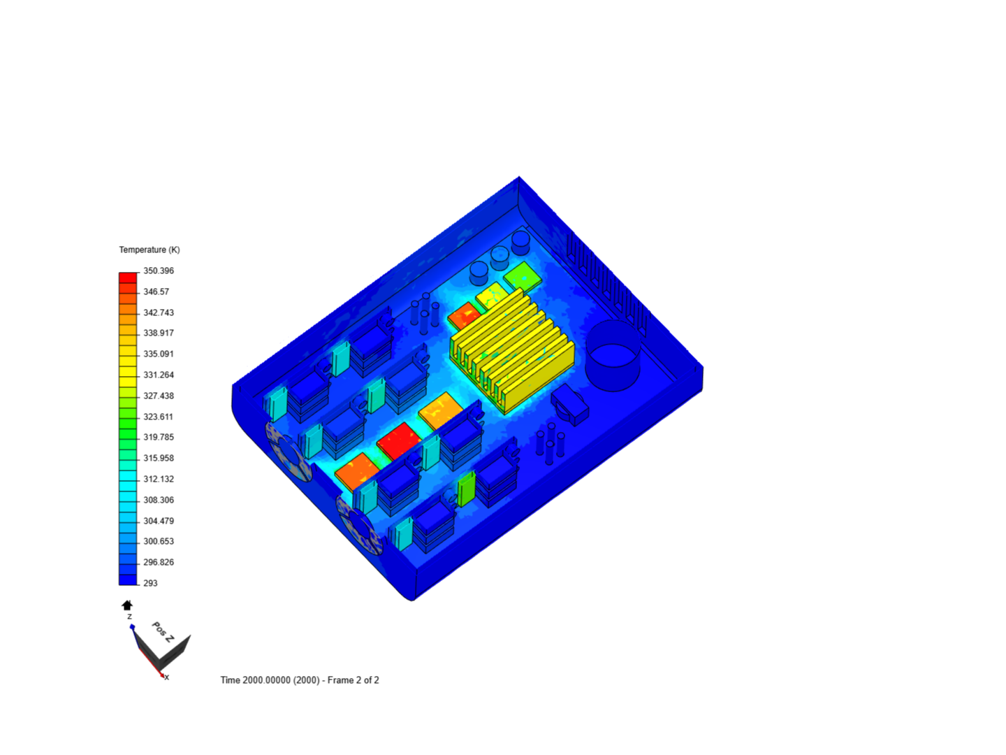 Advanced Tutorial: Thermal Management of an Electronics Box using CHT by SeyeAkin | SimScale
