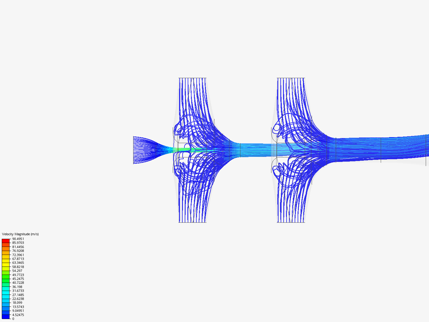CNC venturi vacuum generator, sim test1 by Shannon | SimScale