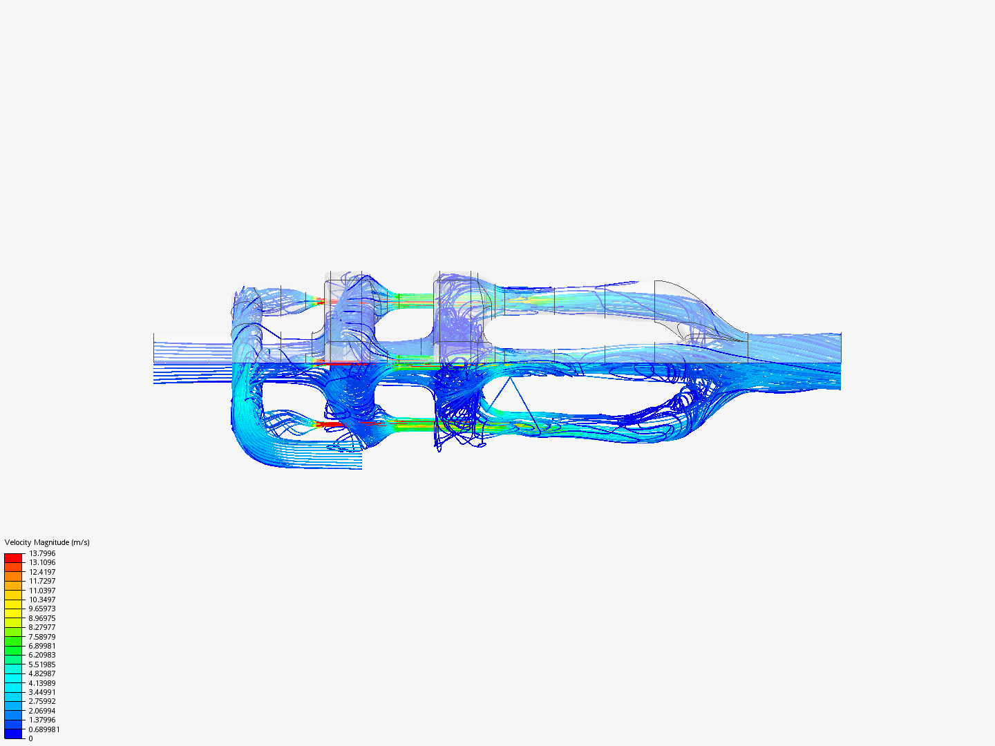 CNC venturi vacuum generator, sim test2 by Shannon | SimScale