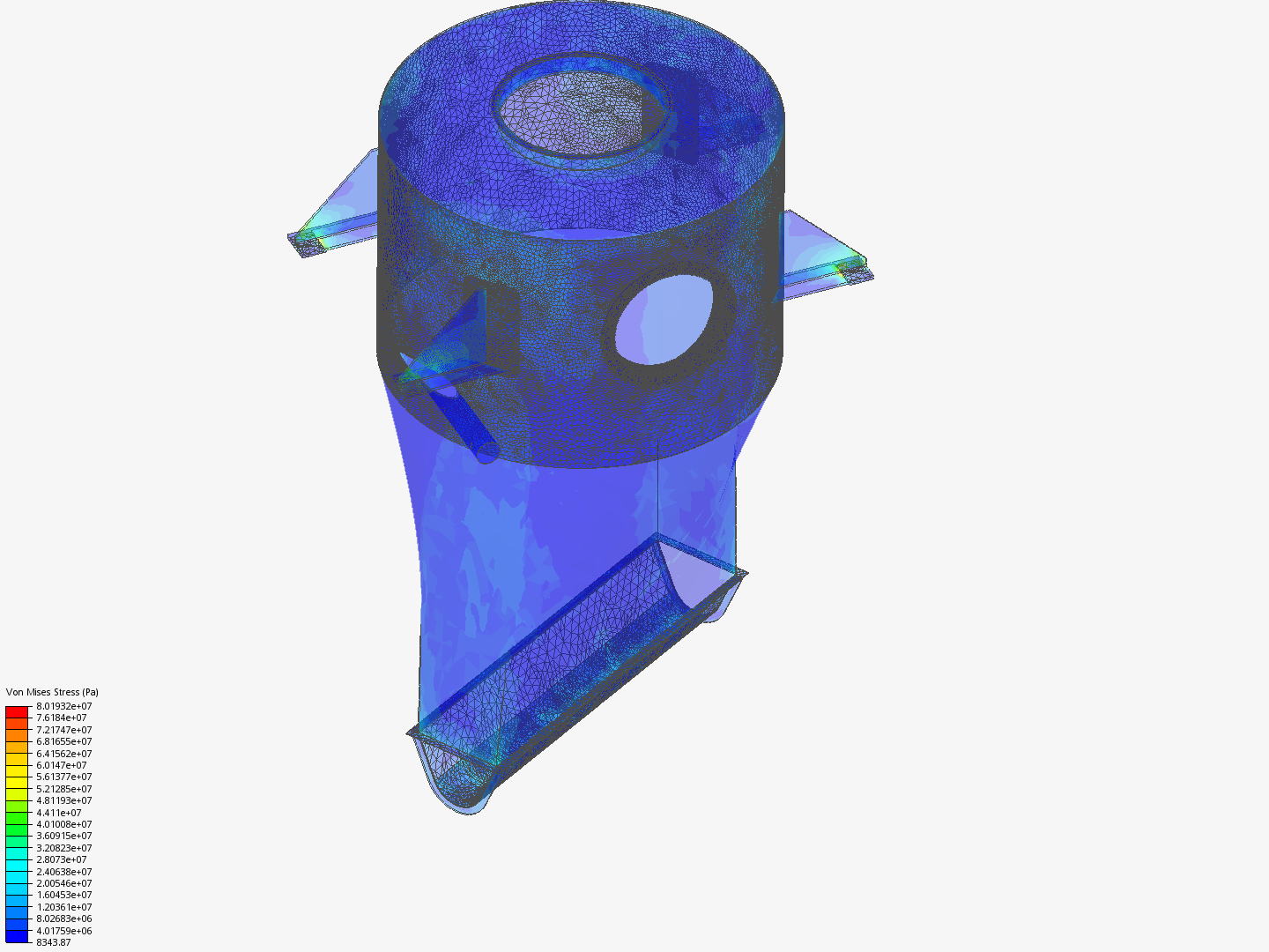 Packing Hopper and Screw Assembly by Shannow | SimScale
