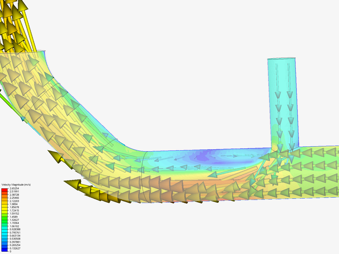 Tutorial 2: Pipe junction flow by Shoya | SimScale