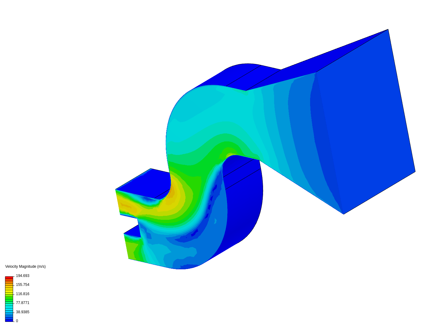 cfd duct analysis by Sivam | SimScale