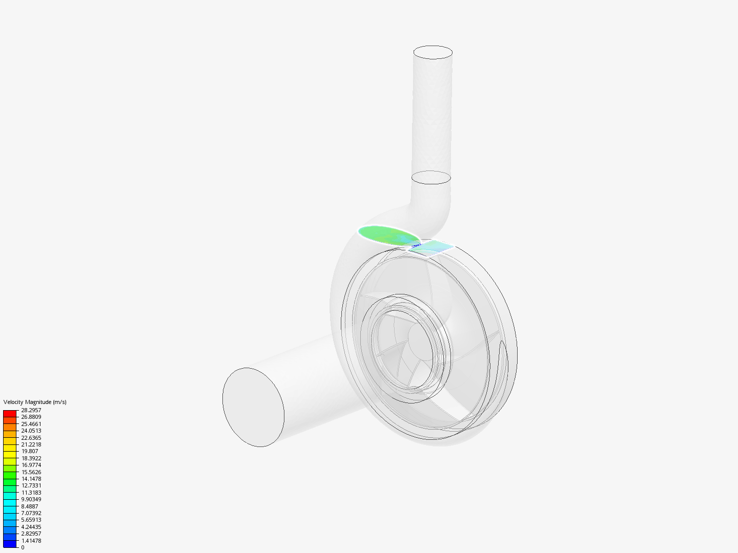 CFD Simulation of a Centrifugal Pump by Sougata99 | SimScale