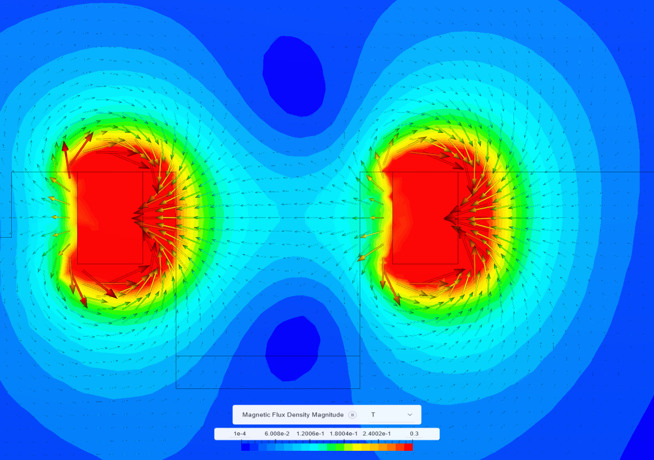 Hall effect EM field by SteelIndustries | SimScale...