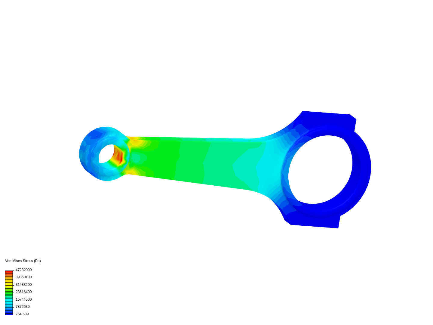 Tutorial 1: Connecting rod stress analysis by Suri | SimScale
