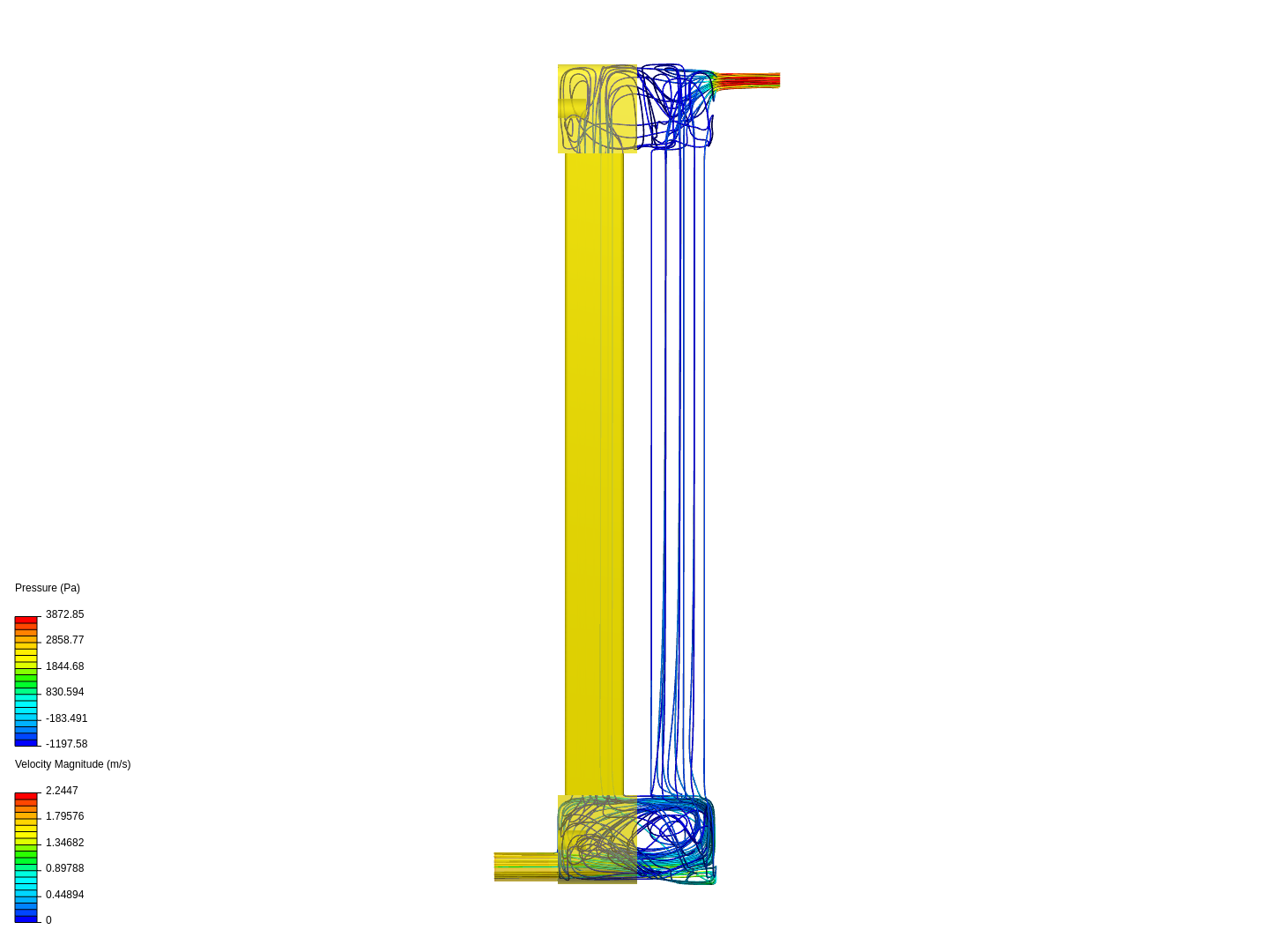 Coolant flow in a radiator by SvenRosenkranz | SimScale