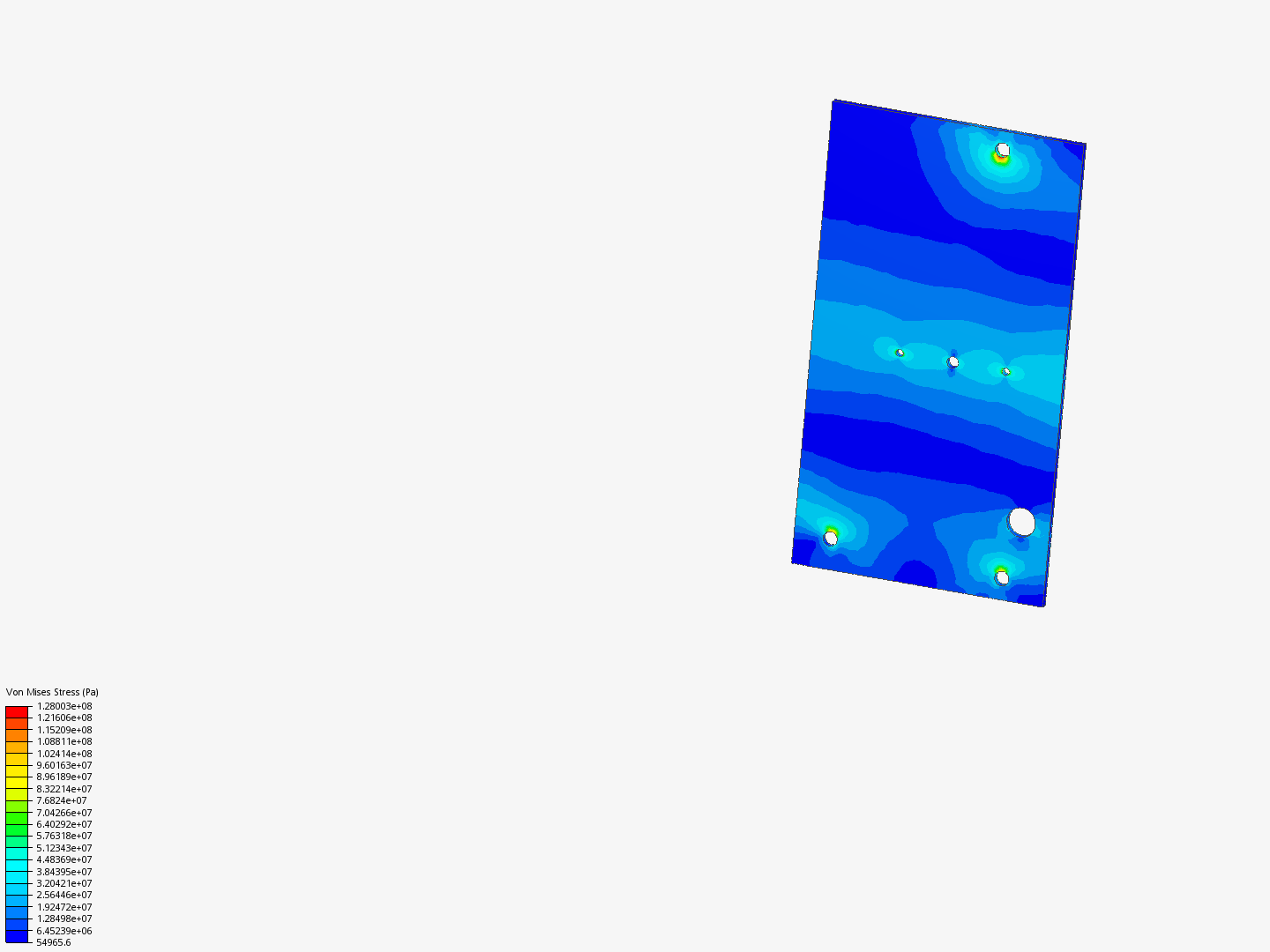 Bending of Plate by TAshish227 | SimScale