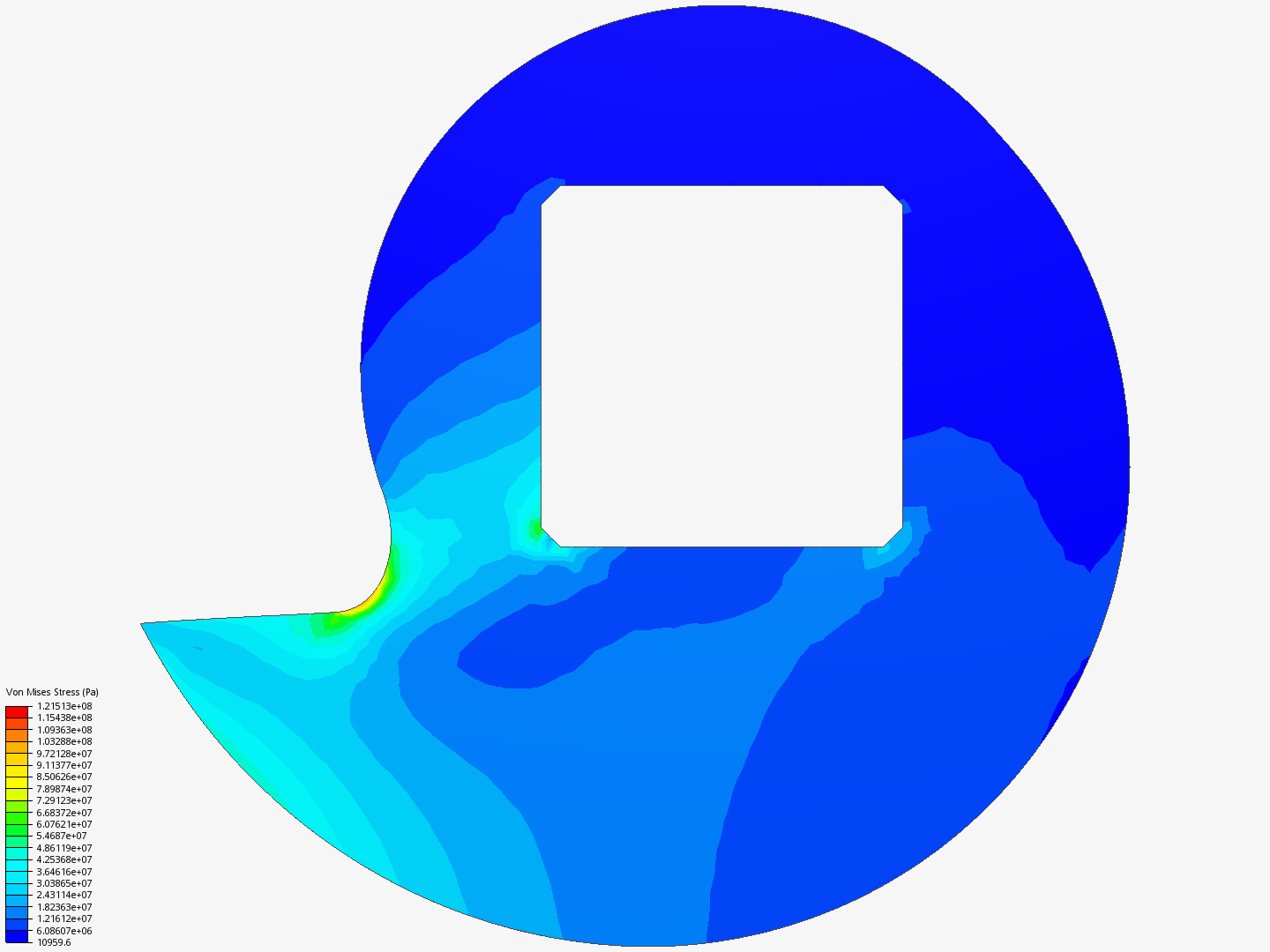 FEA Sample by TVSEngineering | SimScale