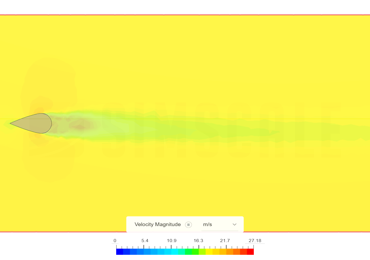 Wing Shape CFD Test - Teardrop by Team_Vortex | SimScale