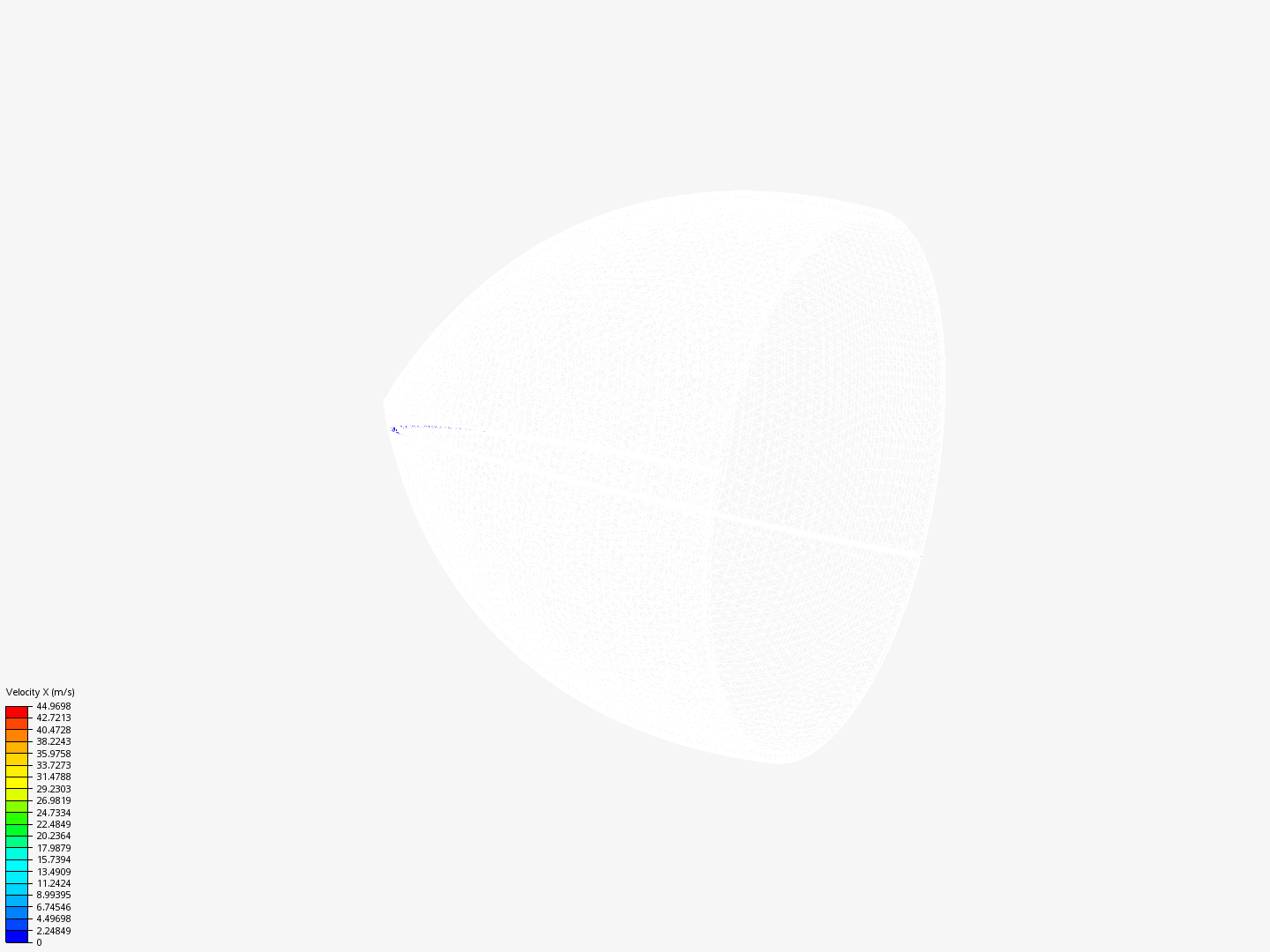 Simulation of 30 degree nose cone by ThampiD27 | SimScale