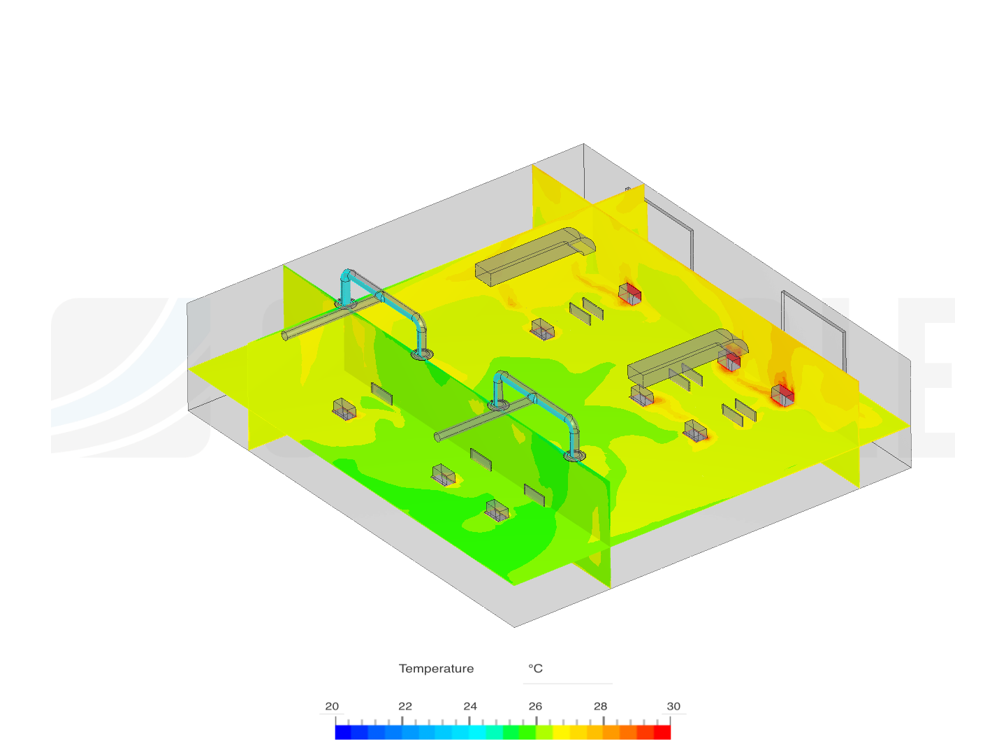 Assessment Task 1 - SimScale Demo: Thermal Comfort by TheJPK | SimScale