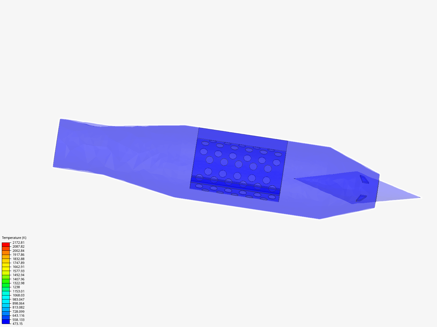 Jet engine thermal simulation by Trufortune | SimScale