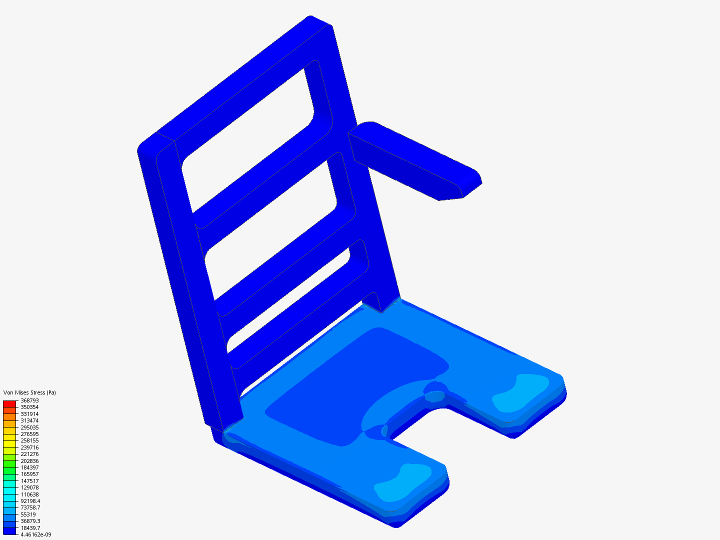 Pilot Seat Frame by Tyler_Swisher | SimScale