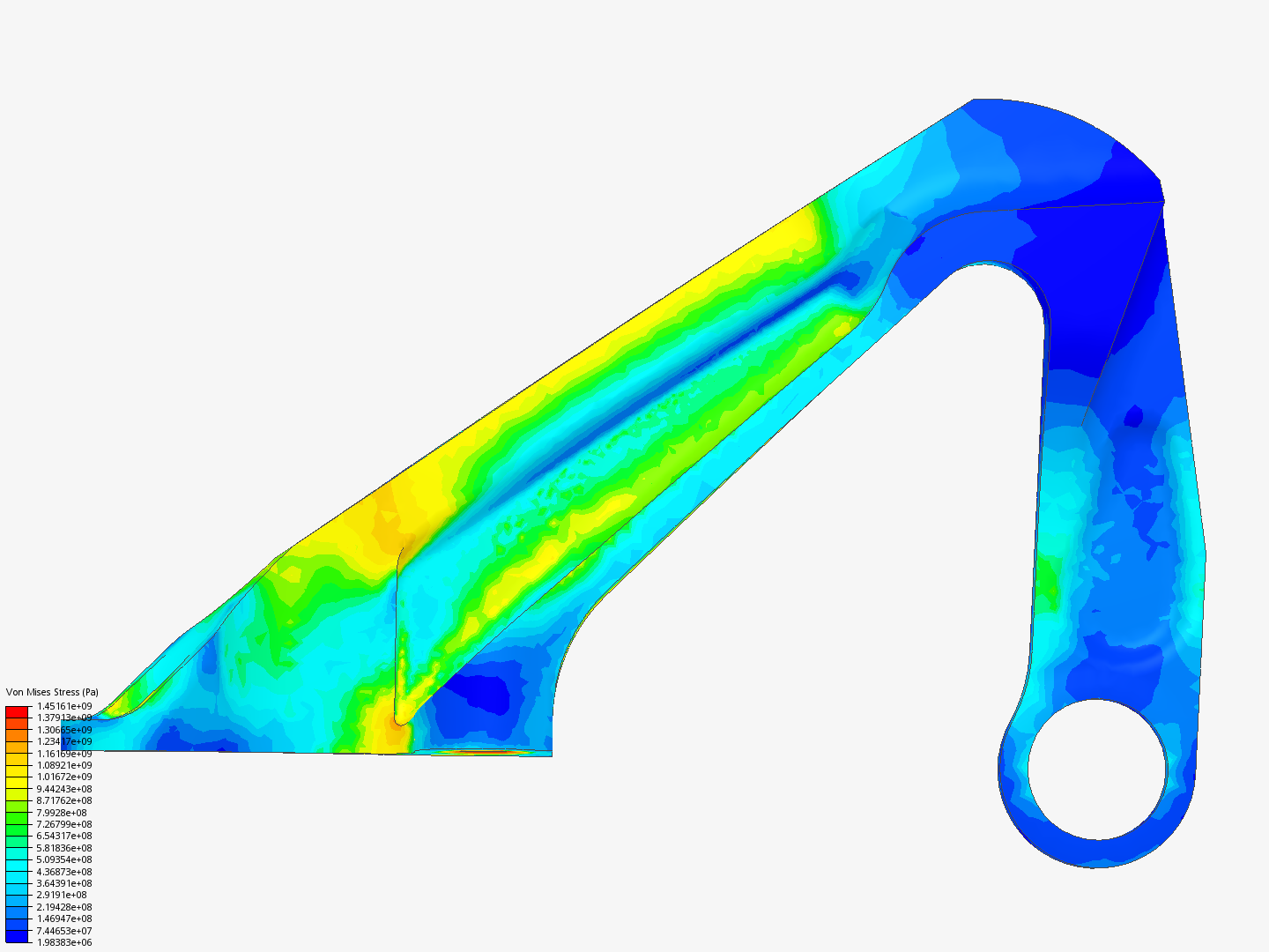 Plate 2: Nonlinear Analysis of Aircraft Engine Bearing Bracket - Copy ...