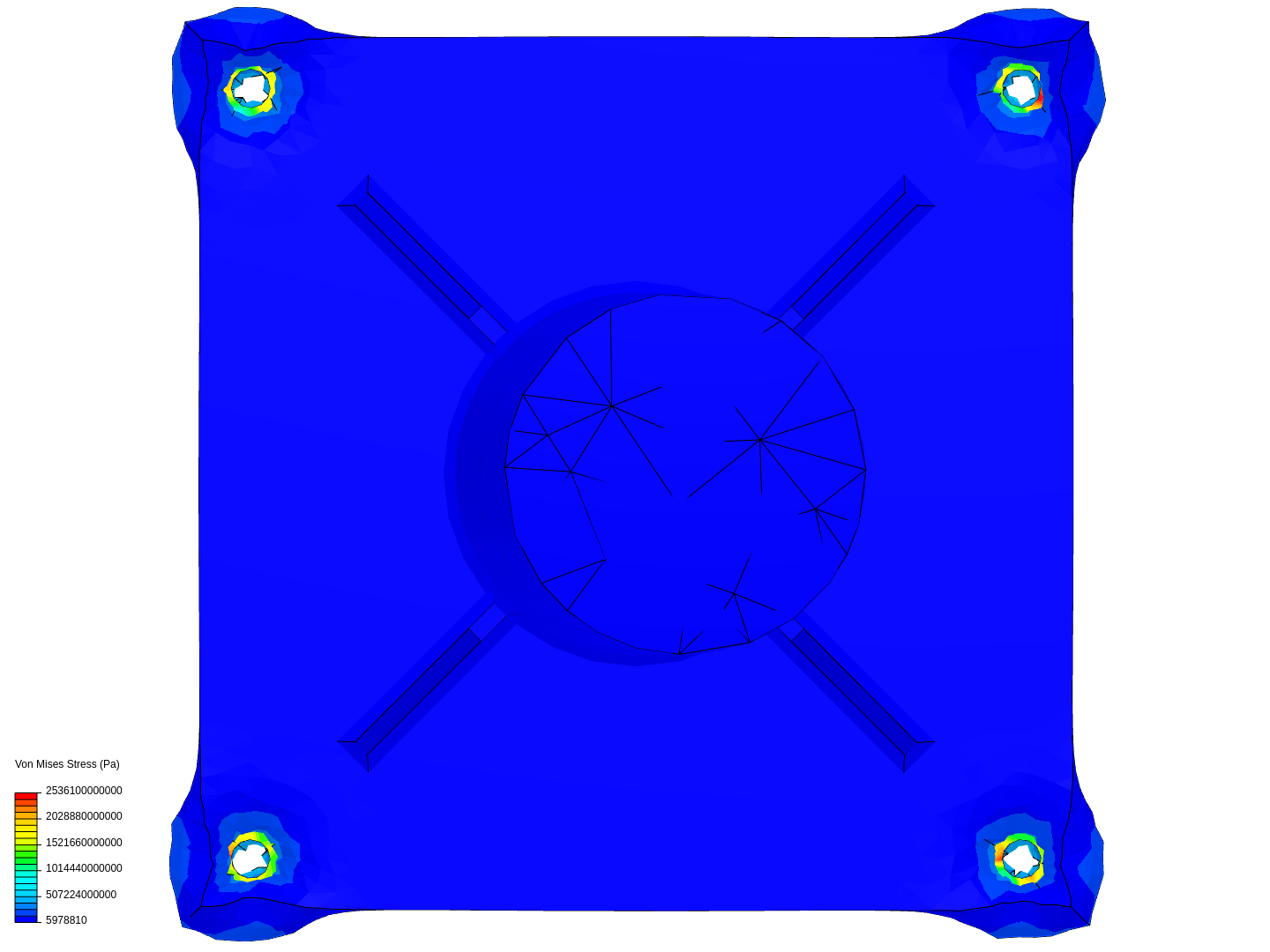 Column_Welds/Diaphragm by Warren_Pegley | SimScale