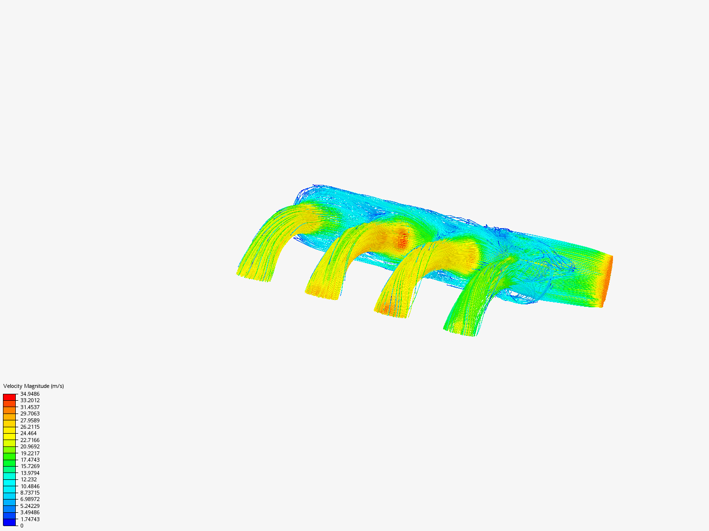 Intake Design v2 Simulation by Wpowell | SimScale