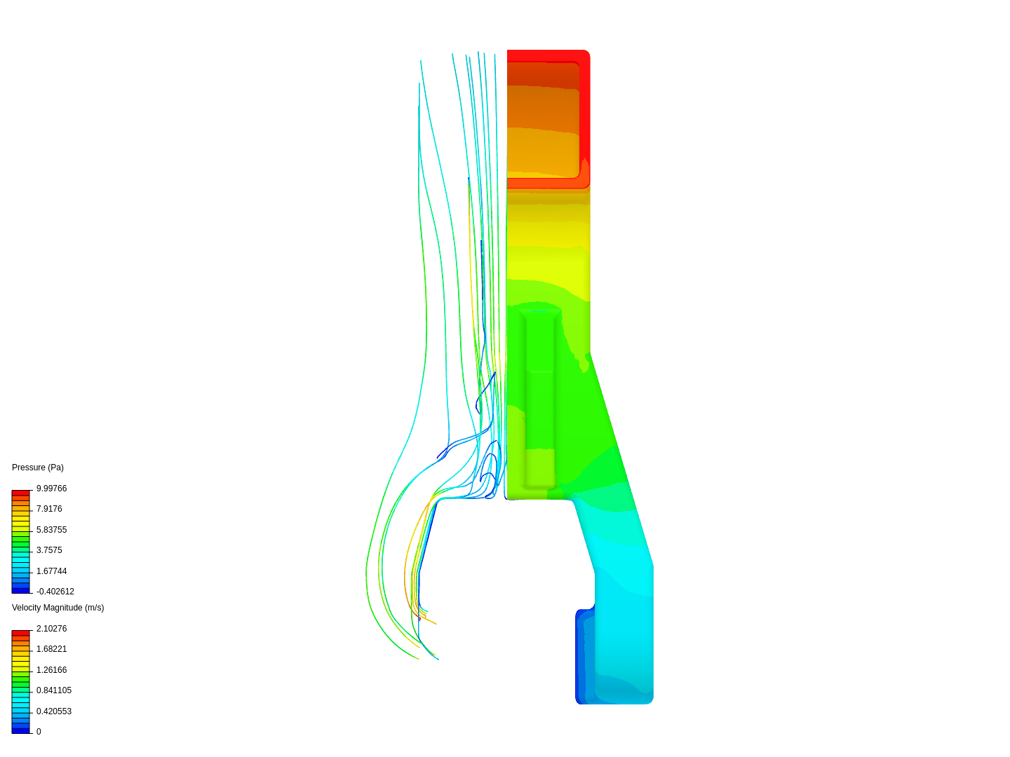 OVERLAP 500 HOTEND DUCT by Yhamud | SimScale