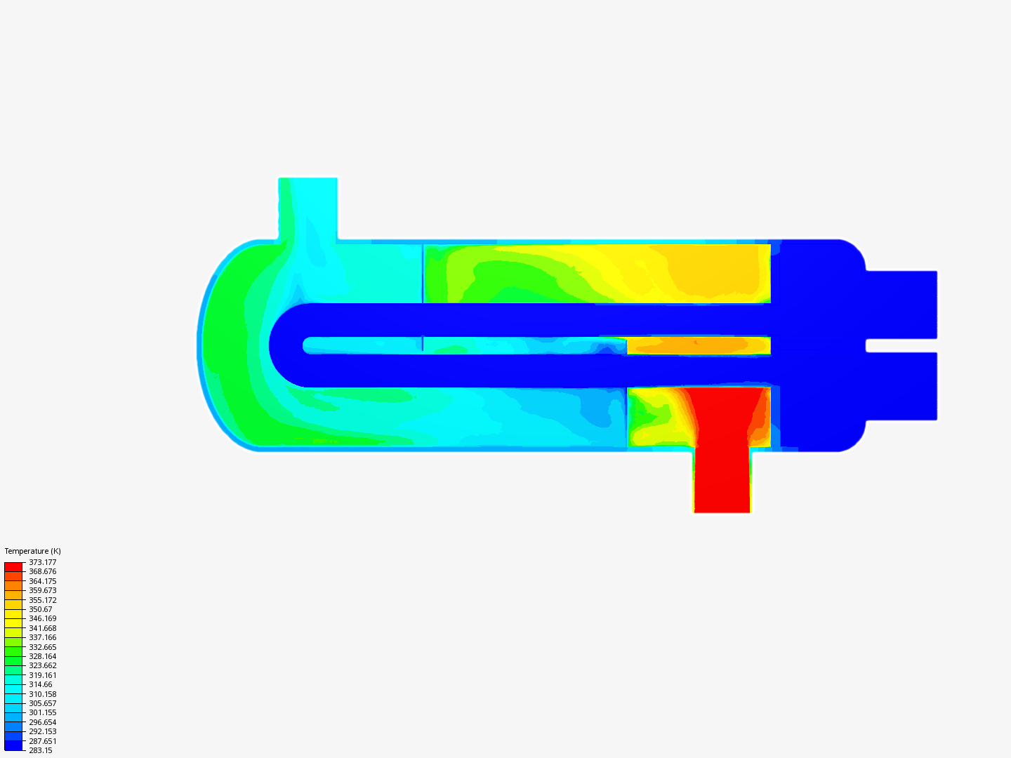 Tutorial: U type Heat Exchanger by a01733485 | SimScale