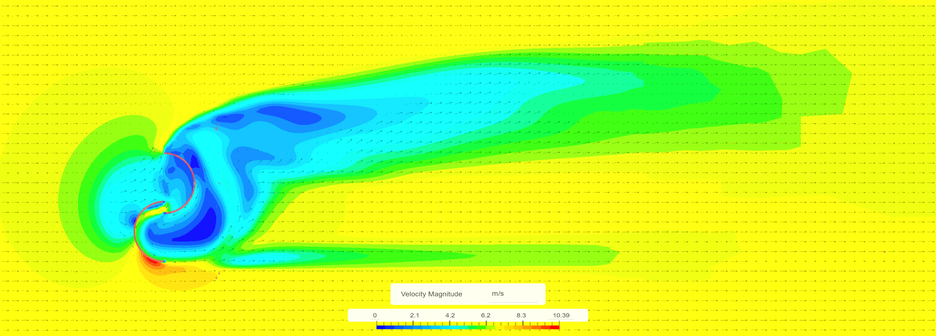 Flow Field Around a Flat Plate by aLrazikhuzairi | SimScale