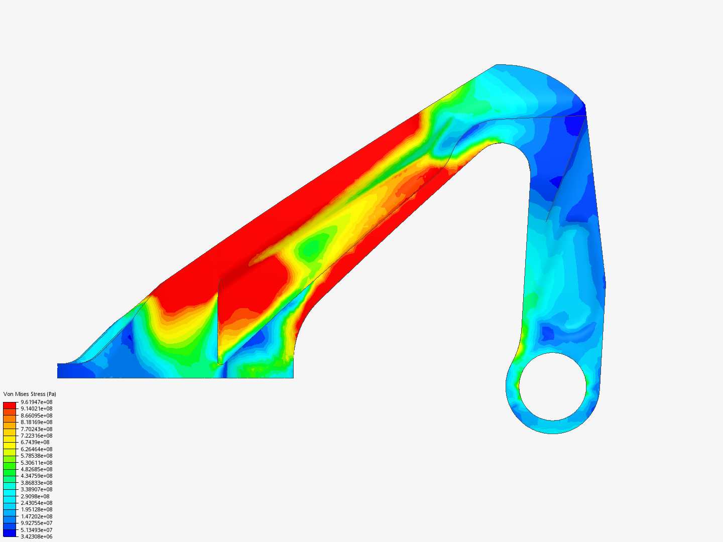 Plate 2: Nonlinear Analysis of Aircraft Engine Bearing Bracket - Copy ...
