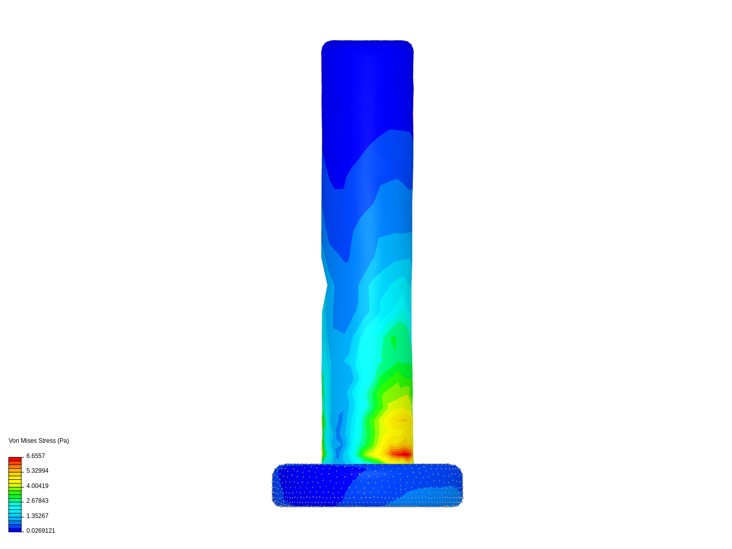 Tutorial 1: Connecting rod stress analysis by aakash_singh | SimScale