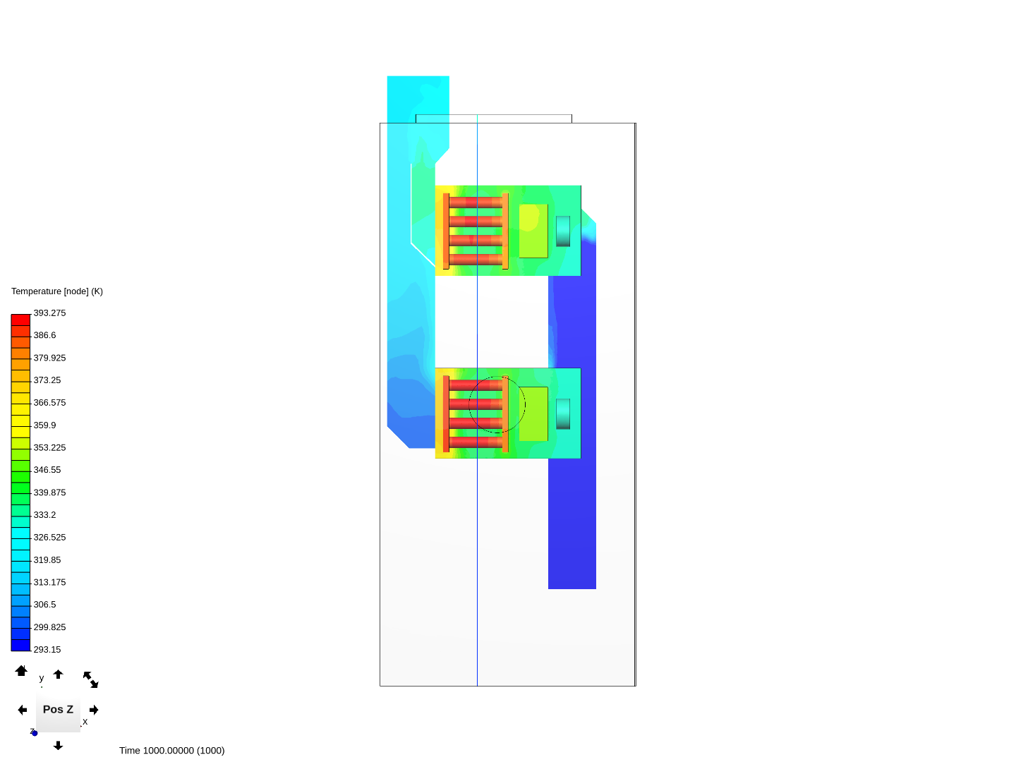 Electric Cabinet Cooling CHT by aarafat_7 | SimScale