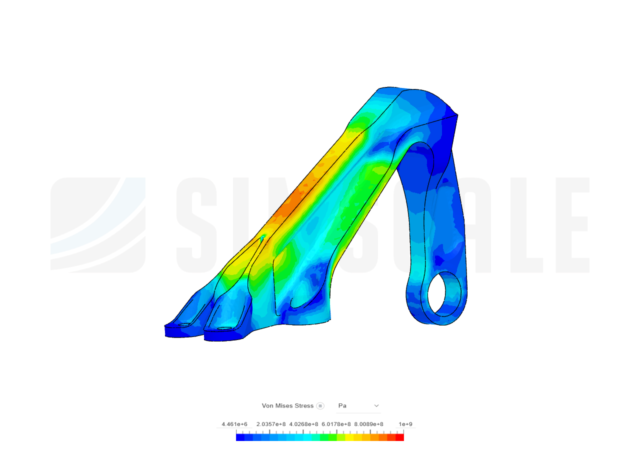 FEM-Linear, Nonlinear Analysis of an aircraft engine bearing bracket by ...