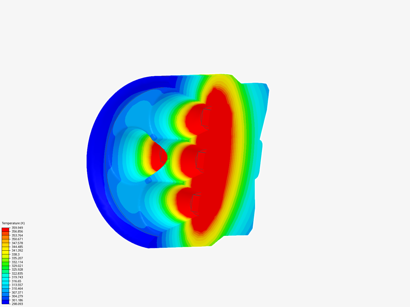 PROD212 Bike Light heat transfer model by aba305 | SimScale