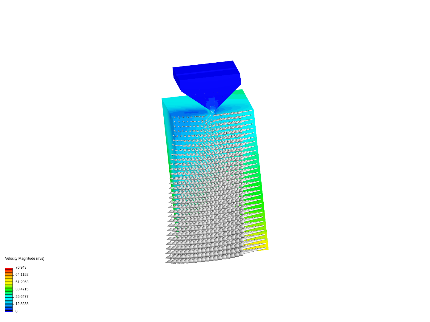 Shieldless face mask 15 deg extended nozzle by abbasmh1 | SimScale