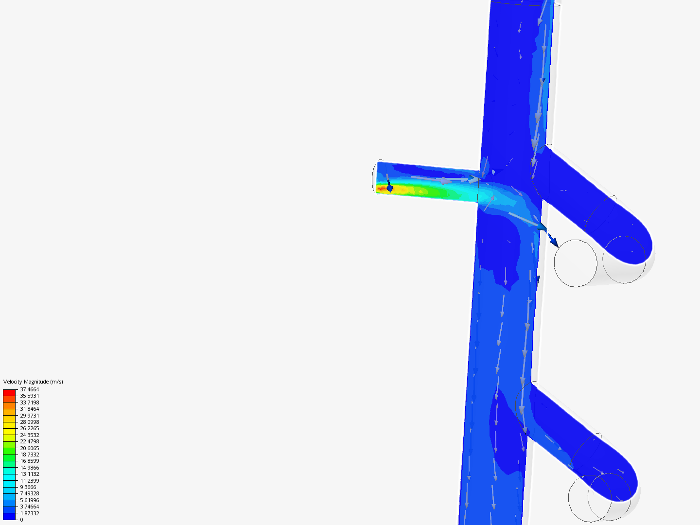 Coolant Manifold By Abcz1885 Simscale 9838