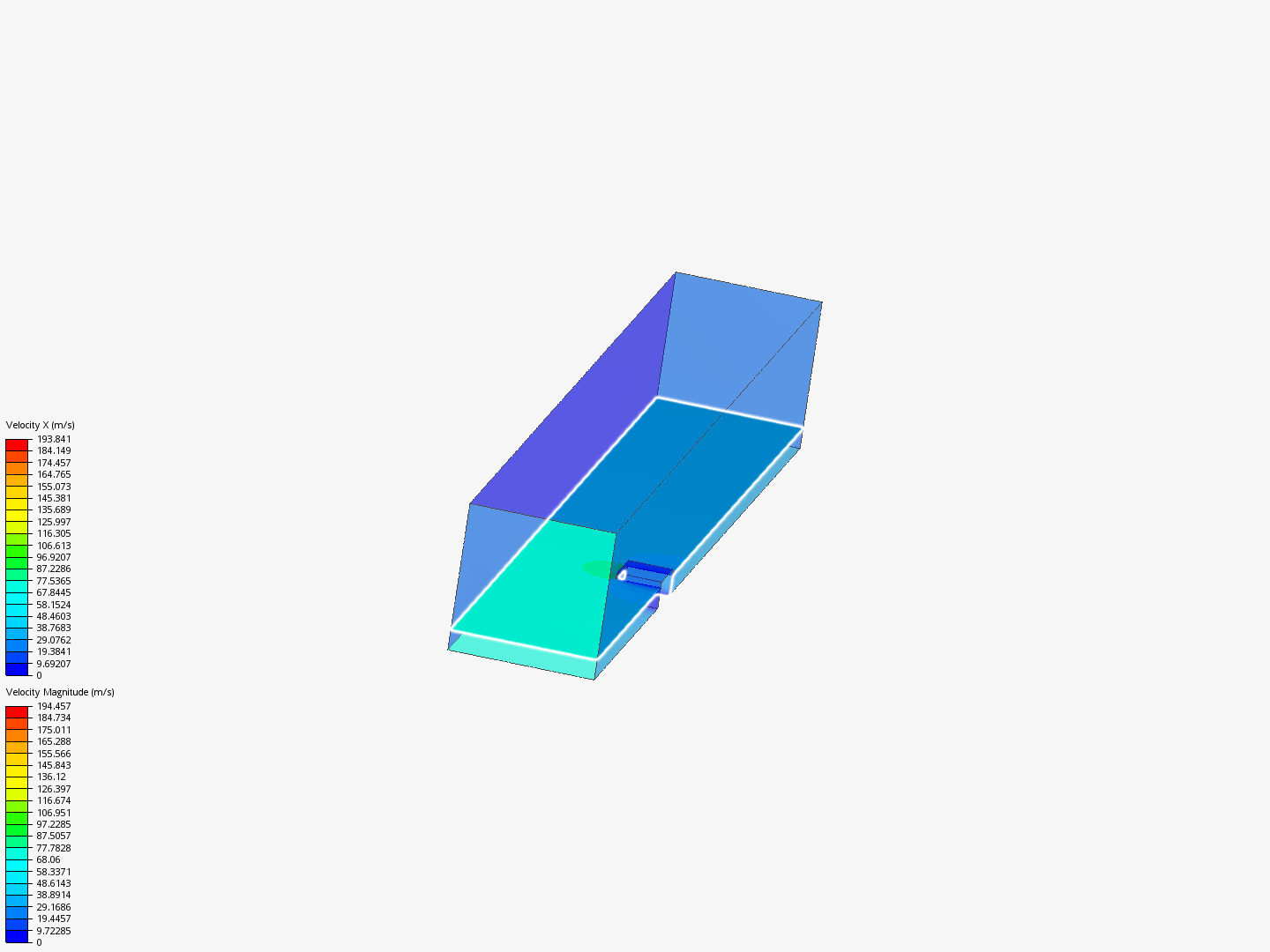 Wind Simulation (Rectangular Geometry) by abdelara | SimScale