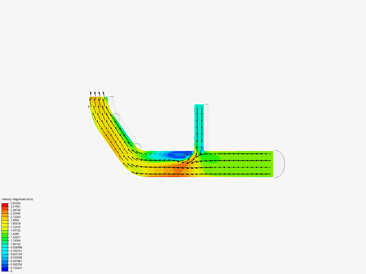 Tutorial 2: Pipe junction flow by abidmounir13 | SimScale