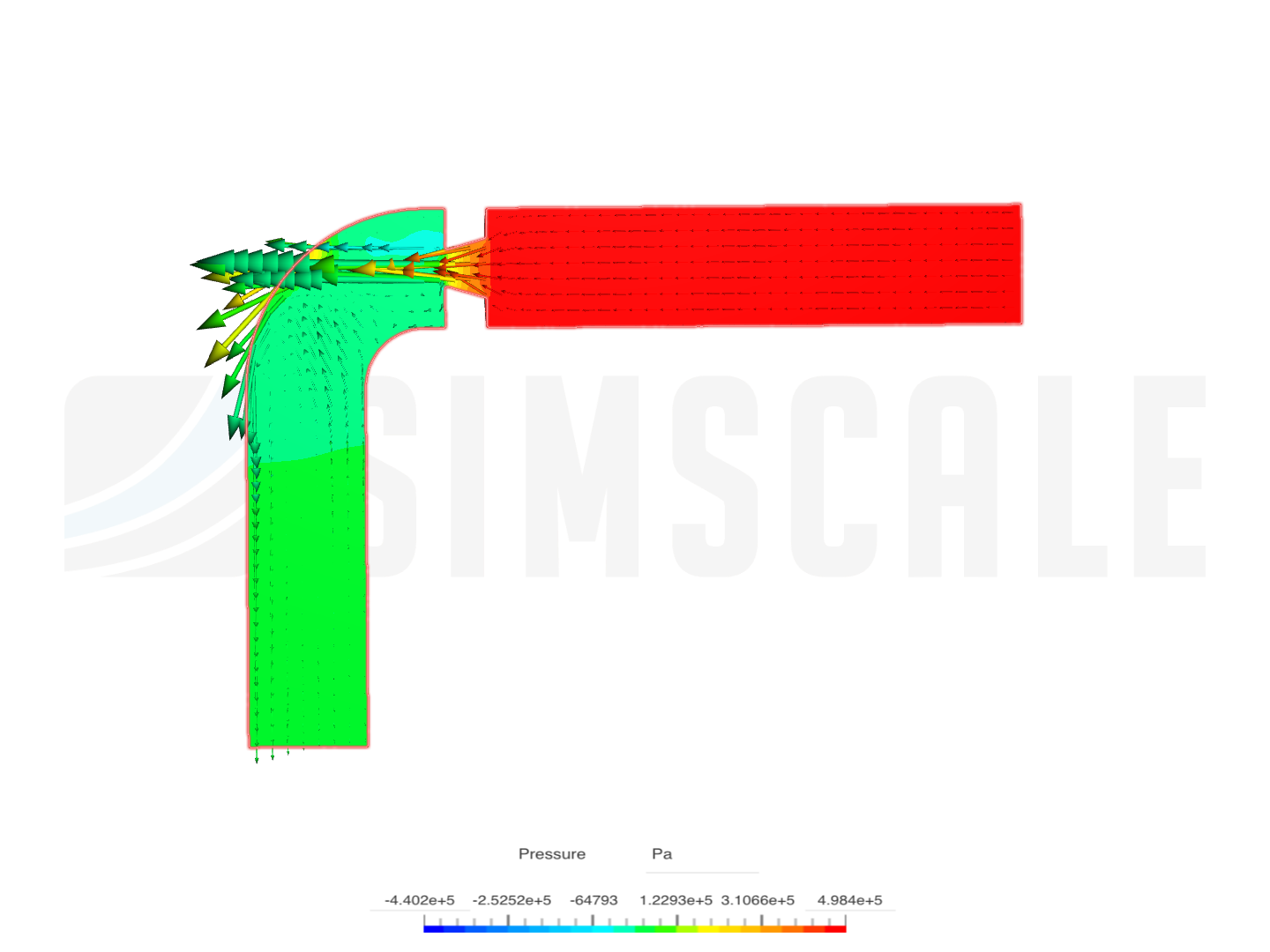 Pressure Drop Simulation Design 1.5 by abraswell | SimScale
