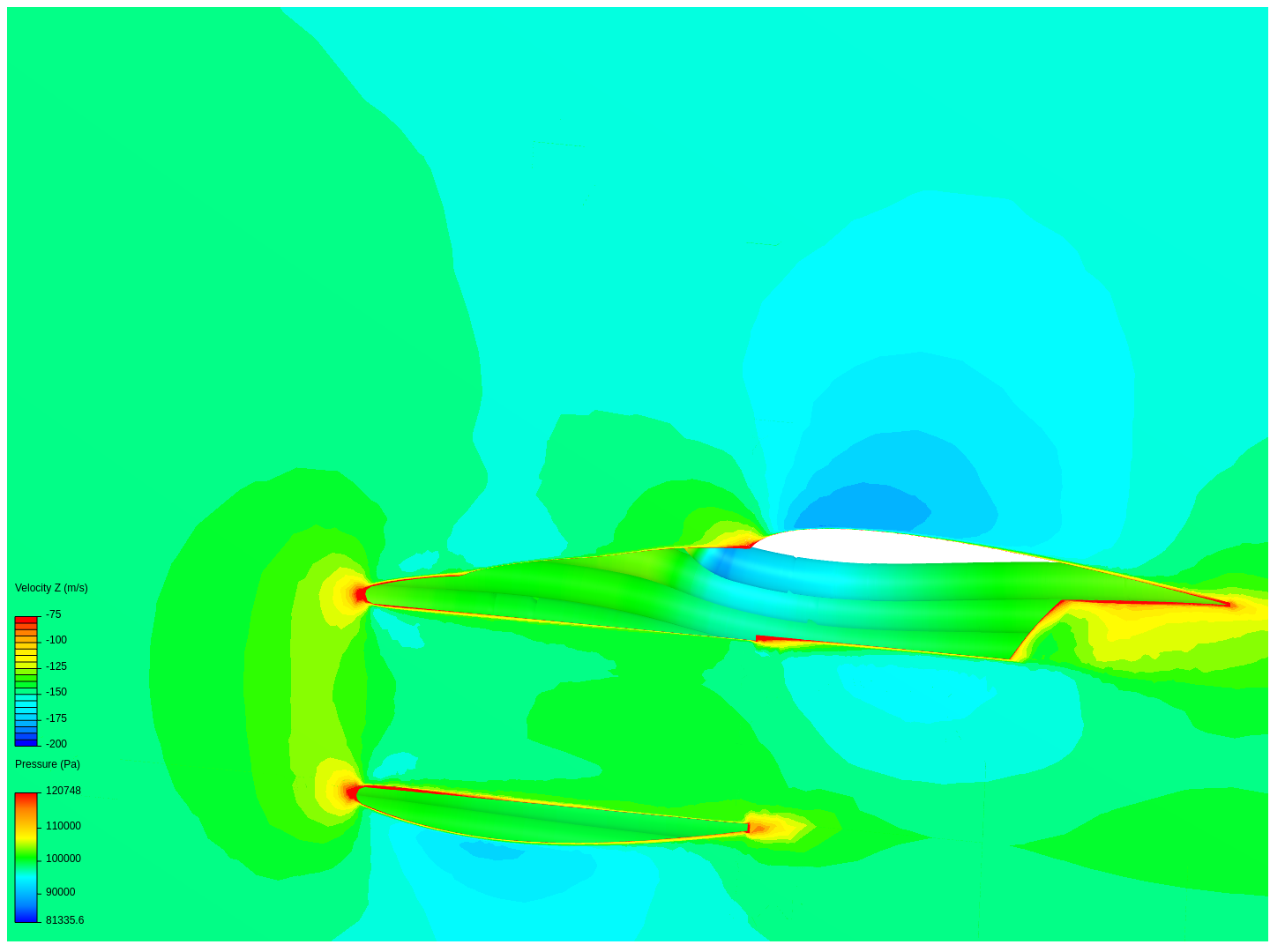 Tutorial: Compressible Flow Around a Wing by acatalbache | SimScale