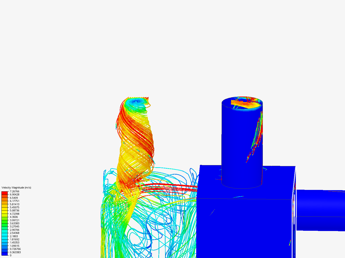 Fan in empty box test by acyrus | SimScale