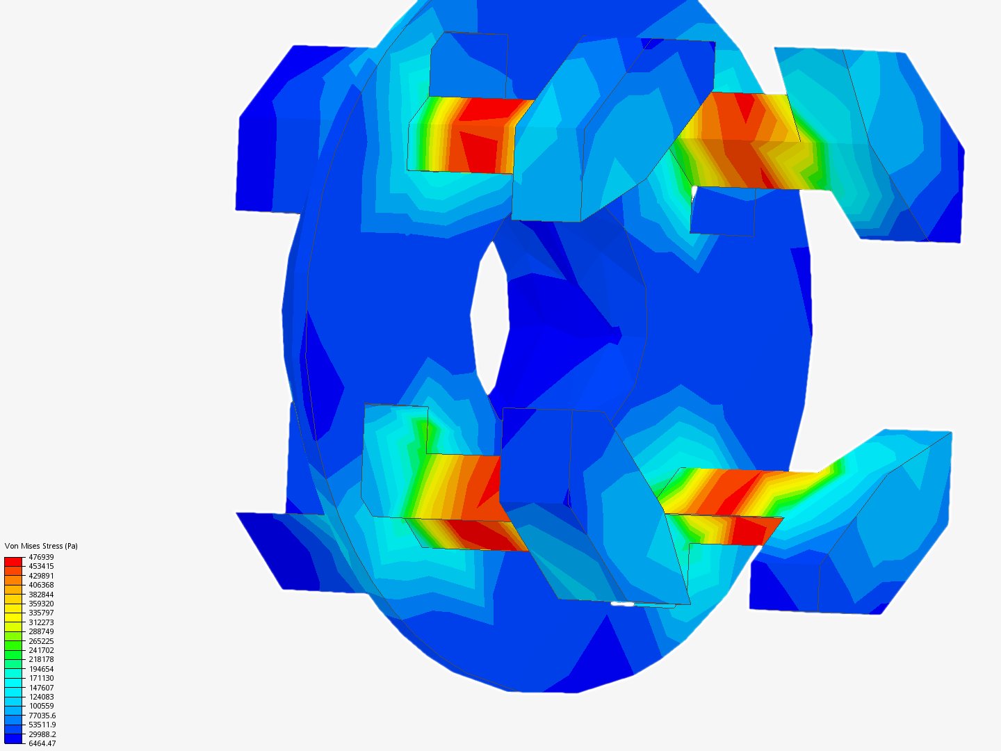 Rocket Engine retaining ring by ad3llcomputer | SimScale