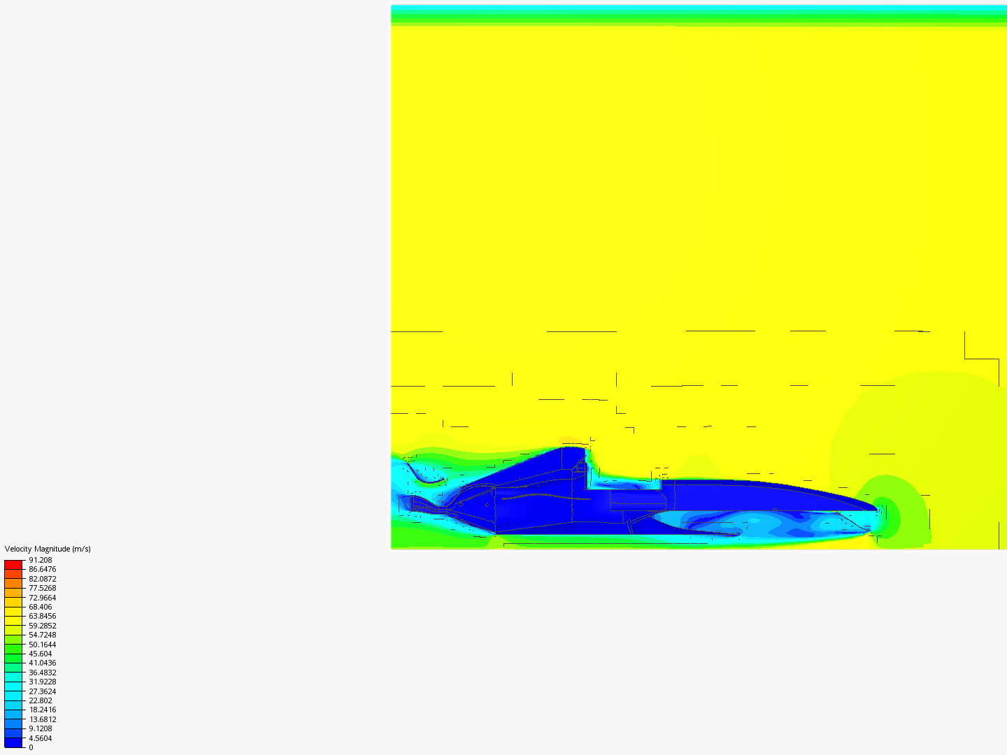 Aerodynamics analysis of a Formula One F1 Race car and po...